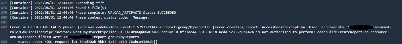 Aws Cdk Adventure Part 3 Using Codebuild Test Reports In Cdk Pipelines C Oksana Horlocks